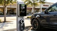 China Column Type Structure Square Glass Wall Mounted EV Charger Type1 7.6kw 32A 85V to 265V IP54 UL94 V0 5.64 Inch LCD Display AC Charging Station for sale
