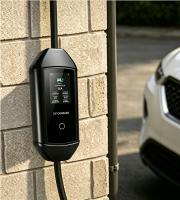China McKee Q2 Portable Type 1 AC EV Charger 1.92kW 6A To 16A 3.67 Inch LCD IP54 UL94 V0 85V To 265V For Home Outdoor Charging for sale
