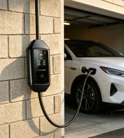 China McKee Q2 Portable Type 1 AC EV Charger 1.92kW 6A To 16A 3.67 Inch LCD IP54 UL94 V0 85V To 265V For Home Outdoor Charging for sale