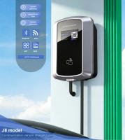China J8 US Type1 Home EV Charger Wall Mounted And Column Mounted AC Charging Station 7.6kW 32A 85V 265V IP54 5.64 inch LCD Display for sale