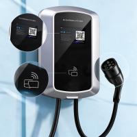 China 9.6kW 40A J8 AC EV Charging Station US Type1 Support Wall And Column Mount 85V 265V IP54 5.64 inch LCD For Household EV Charging for sale