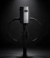 China High Performance AC EV Charger Type1 11KW Dual Gun Design IP54 OCPP1.6J Built In 4.3 Inch Color Touch Screen 4G WIFI Ethernet APP Swipe Card Scan Code Activation for sale