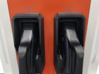 China 160kW Dual Gun CCS2 DC Fast Charger IP54 OCPP1.6J TUV Certified 10 Inch Touch Screen for Fleet Depots for sale