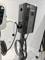 China Mckee 22kW 44kW Column Standing AC EV Charger Sheet Metal Housing Dual Gun IP54 for sale