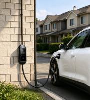 China Portable AC EV Charger Type 1 40A 9.6kW 240V Adjustable Current with 3.67 Inch LCD for sale