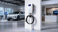 China 22kW Type 2 Wall Mounted AC EV Charger Dual Gun 11kW Per Port OCPP 1.6J 4G LAN WiFi IP54 Public Wallbox for sale