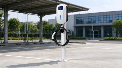 China 44kW Type 2 Floor Standing AC EV Charger Dual 32A Ports OCPP 1.6J Ethernet Fleet Depot Charging Pile for sale