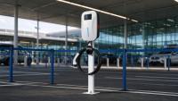 China 44kW Type 2 Floor Standing AC EV Charger Dual 32A Ports OCPP 1.6J Ethernet Fleet Depot Charging Pile for sale
