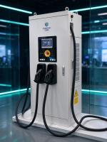 China IP54 120kW DC Fast Charger 10 Inch Touchscreen Full Chain Safety Protection 5m Cable Highway for sale