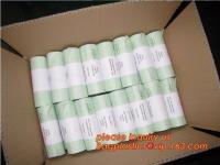 China En13432 certified custom printed wholesale biodegradable compostable plastic pharmacy bag with singlet handle for sale