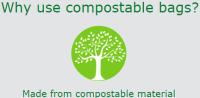 China Compostable disposable biodegradable plastic garbage bag, Eco compostible bio degradable bags, biodegradable disposable for sale