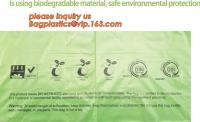 China eco friendly biodegradable plastic compostable garbage bags, compostable biodegradable printed charity donation bag for sale