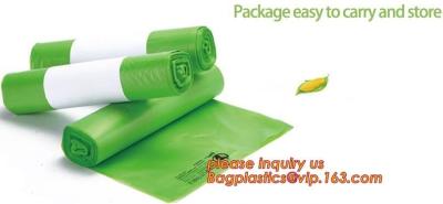 China cornstarch biodegradable bag, dog waste bag, compostable bag for home and community, Kitchen Custom Printed Plastic Comp for sale