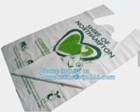 China Environmental Protect Clear Plastic Bag On Roll Wholesale With Logo, Friendly Oxo-biodegradable Compostable Colored Tras for sale