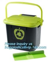 China Biodegradable Compostable Plastic Trash Bags on Roll 100% Compostable T-Shirt Bags EN13432 for sale