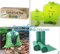 China Scented Compostable Garbage Bags PLA Biodegradable T-Shirt Shopping Bags 100% Compostable 13 Gallon for sale