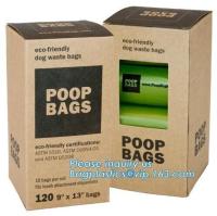 China Eco Friendly Lavender Scented Dog Poop Bags 9x13 Inch Leak Proof Disposable Clean Up Bags for sale