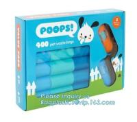 China 30 Count Compostable Dog Poop Bags Corn Starch Leak Proof Star Seal Biodegradable Waste Bags for sale