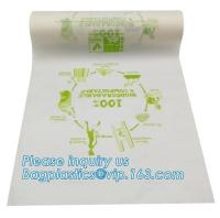 China Compostable Food Waste Caddy Liners 50 Bags Eco Friendly Biodegradable Garbage Bags Wholesale for sale