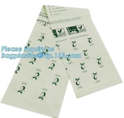 China 100% Compostable PLA T-Shirt Shopping Bags Eco Friendly Biodegradable Plastic Bags 30x40cm for sale