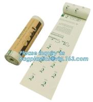 China 100% Biodegradable Corn Starch T-Shirt Charity Bags with Custom Printing and Air Holes for sale