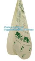 China 100% Compostable Vest Carrier Shopping Bag EN13432 Certified Biodegradable Plastic Bags for Supermarket Retail for sale