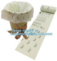 China Cornstarch Compostable T-Shirt Shopping Bag 100% Biodegradable Custom Food Handle Bag 20x30cm for sale