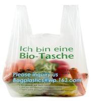 China Embossed Compostable Food Waste Caddy Liners 10L Biodegradable Garbage Bags Corn Starch for sale