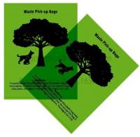 China Custom HDPE D2W Biodegradable Dog Poop Bags 9x13 Inch Unscented with Private Label for sale