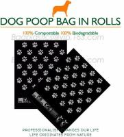 China Biodegradable Pet Waste Bags Dog Poop Bags 9x13 Inch 100 Count Compostable Corn Starch for sale