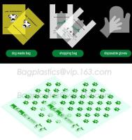 China Compostable Disposable Plastic Gloves EN13432 BPI OK Compost Home ASTM D6400 Biodegradable 100% Corn Starch for sale
