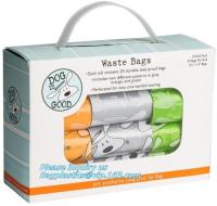 China Cornstarch Eco Compostable Dog Poop Pick Bags 4 Refill Rolls 60 Bags EN13432 BPI OK Compost for sale
