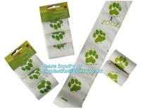 China Compostable Dog Poop Bags 4 Rolls 240 Count Cornstarch Biodegradable Poop Bags with Tie Handle for sale