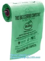 China Biodegradable Compostable T-Shirt Shopping Bags 100% Corn Starch PE Carrier Bags for sale