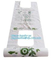 China 100% Biodegradable Corn Starch Shopping Bags Compostable EN13432 Certified for Charity Donation Clothing Packing for sale