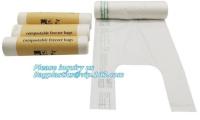 China Biodegradable Diaper Disposal Bags 100 Percent Compostable Corn Starch Eco Friendly Packing Bags for sale