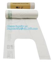 China Biodegradable Diaper Disposal Bags 100 Percent Compostable Corn Starch Eco Friendly Packing Bags for sale