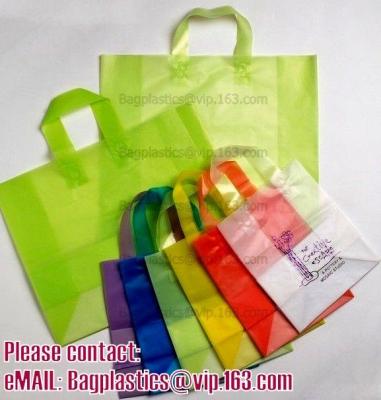 China Biodegradable Shopping Bags 100% Compostable with Up to 10 Color Printing Custom Sizes for sale