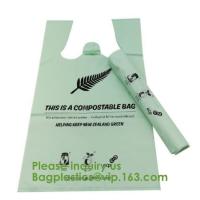China Biodegradable Compostable Cornstarch Garbage Bags 100% Compostable EN13432 OK Compost for sale