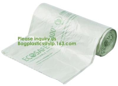 China 100% Biodegradable Cornstarch T-Shirt Plastic Bag Custom Printed Eco Friendly Packaging 10x15 for sale