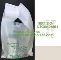 China Custom Printed Logo Biodegradable Compostable Trash Dog Poop Bags 100% Compostable Corn Starch for sale