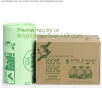China Scented Compostable Biodegradable Garbage Bags 100% Corn Starch 13 Gallon Eco Friendly Trash Bags for sale