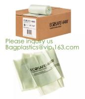 China Compostable Clear Poly Bags 100 Biodegradable OPP Material Self Adhesive Seal Custom Logo Garbage Bag for sale
