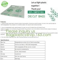 China Eco Friendly Compostable Garbage Bags with Drawstring 100 Percent Biodegradable Cornstarch 13 Gallon for sale