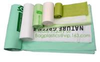 China Eco Friendly Compostable Garbage Bags with Drawstring 100 Percent Biodegradable Cornstarch 13 Gallon for sale