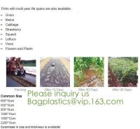 China EN13432 Certified 100% Compostable Biodegradable Agricultural Mulch Film Starch Based Plant Wrap 1m x 200m for sale