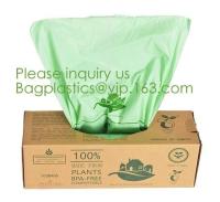 China Eco Friendly Compostable Biodegradable T Shirt Shopping Bags 100 Pack Cornstarch for sale
