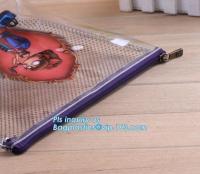 China Custom PVC Slider Zipper Bags Frosted Matte Finish 0.3mm Thickness Reclosable Packaging for sale
