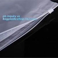China PP Flat Slider Zipper for Zipper Bags 80mm to 120mm Reclosable Plastic Packaging for sale