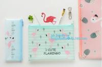 China PVC Zipper Mesh File Bag A4 Document Organizer for School Office Supply 8 Sizes for sale